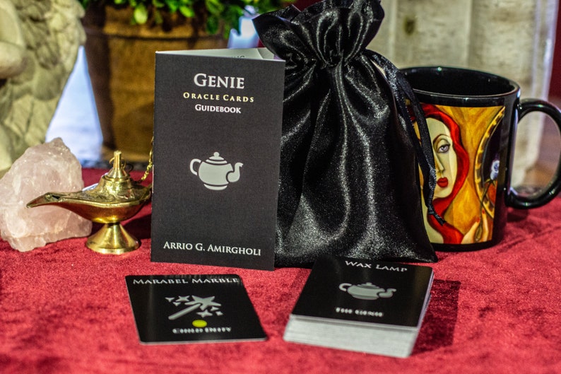 Genie Oracle Deck (poker Size) and Book Set - Etsy