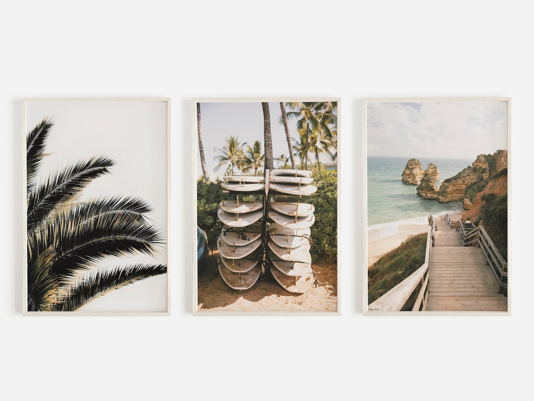 San Diego Set of Prints, Southern California Print Set, Coastal ...