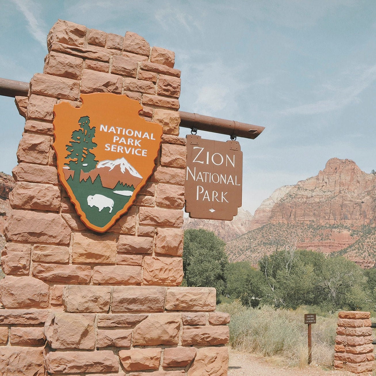 Zion National Park Welcome To Zion Sign Zion Printable Art | Etsy