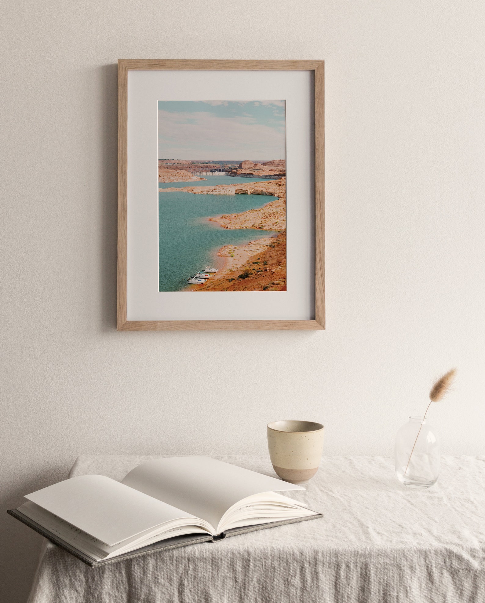 Lake Powell Beach, Lake Powell Wall Art, Arizona Lake, Desert Lake ...