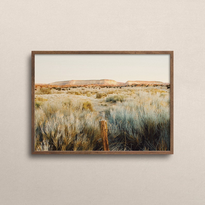 Sagebrush Desert Sagebrush Wall Art Utah Landscape Desert - Etsy