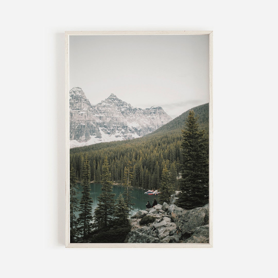 Glacier National Park Photo, Montana Scenery, Rustic Mountain Decor ...
