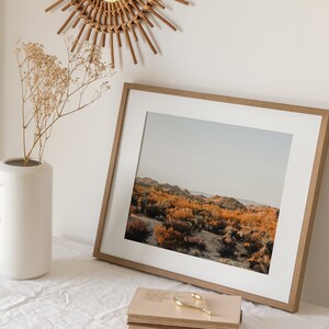 Boho Desert Wall Art, California Landscape, Sunset Desert Print, Boho ...