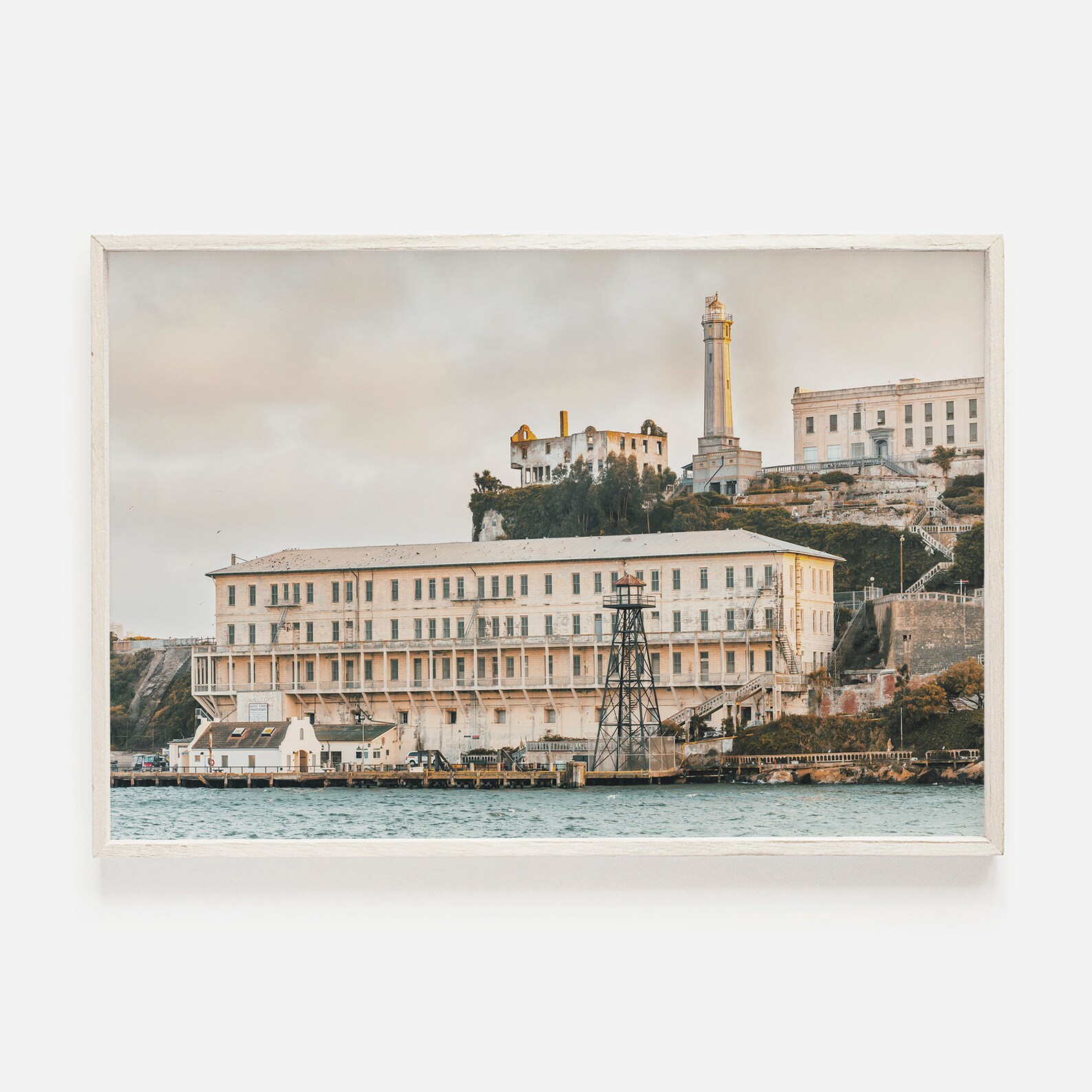 Alcatraz Island Print, California Prison, Alcatraz Island Wall Art ...