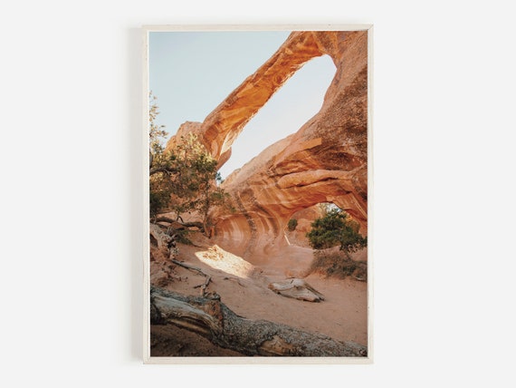 Arches National Park Crystal Arch Photo South West Desert | Etsy