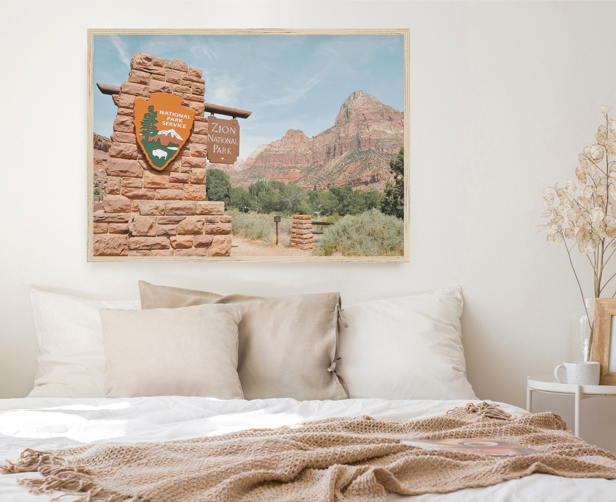 Zion National Park Welcome To Zion Sign Zion Printable Art | Etsy