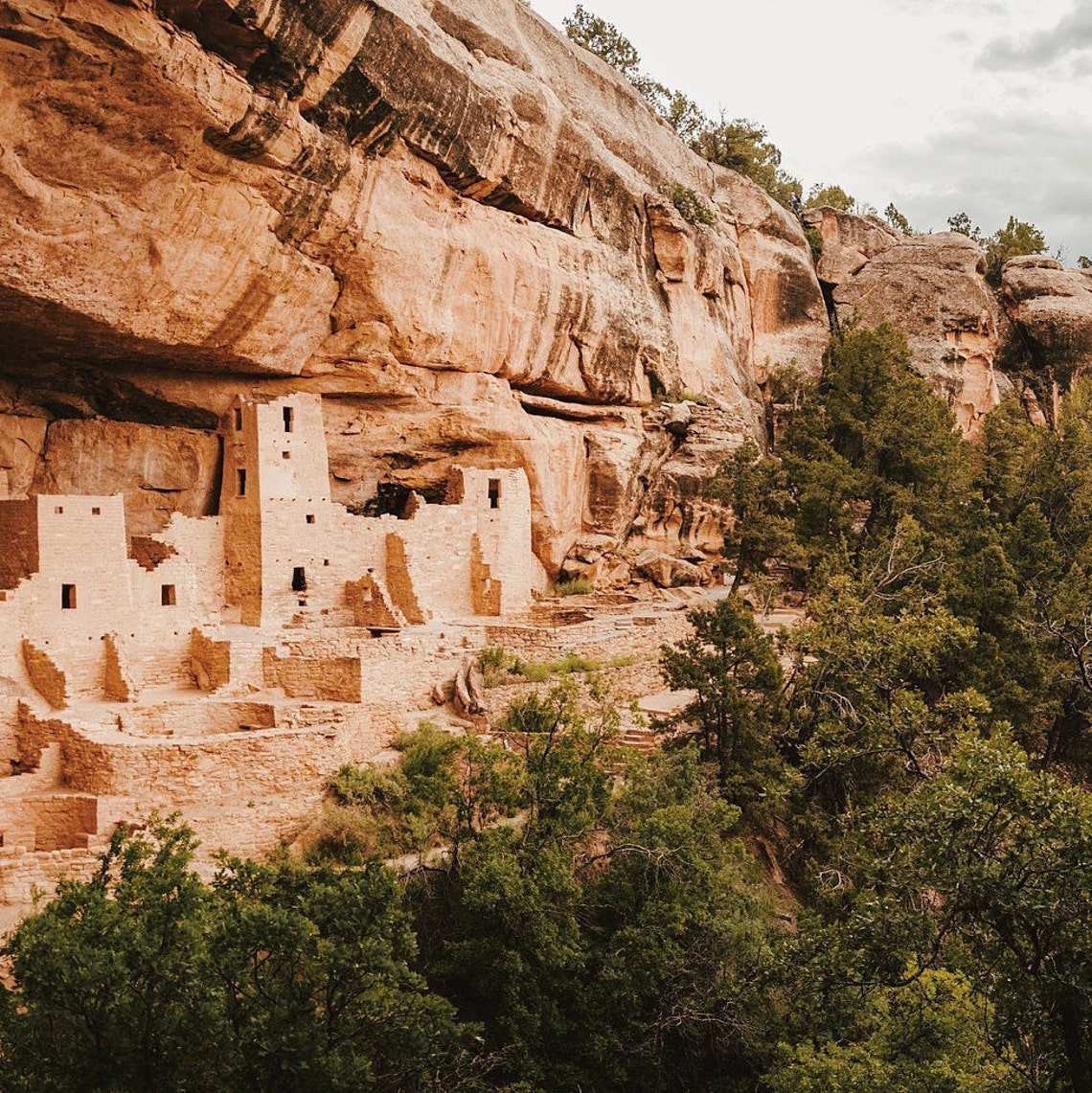 Canyon of Ancients Ruins Wall Art Colorado Ruins National - Etsy