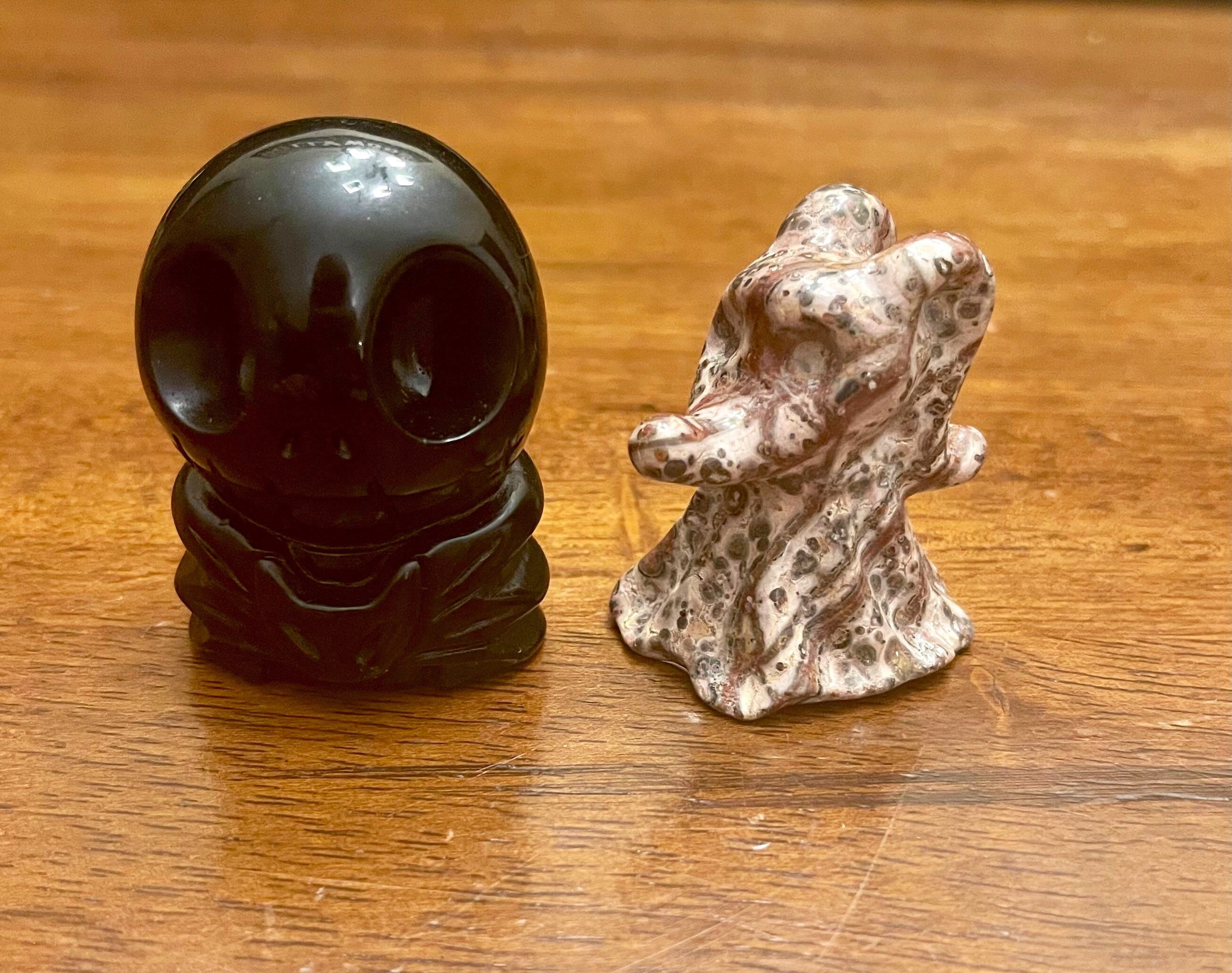 Black Obsidian Full Body Jack Skellington With Leopard Skin - Etsy