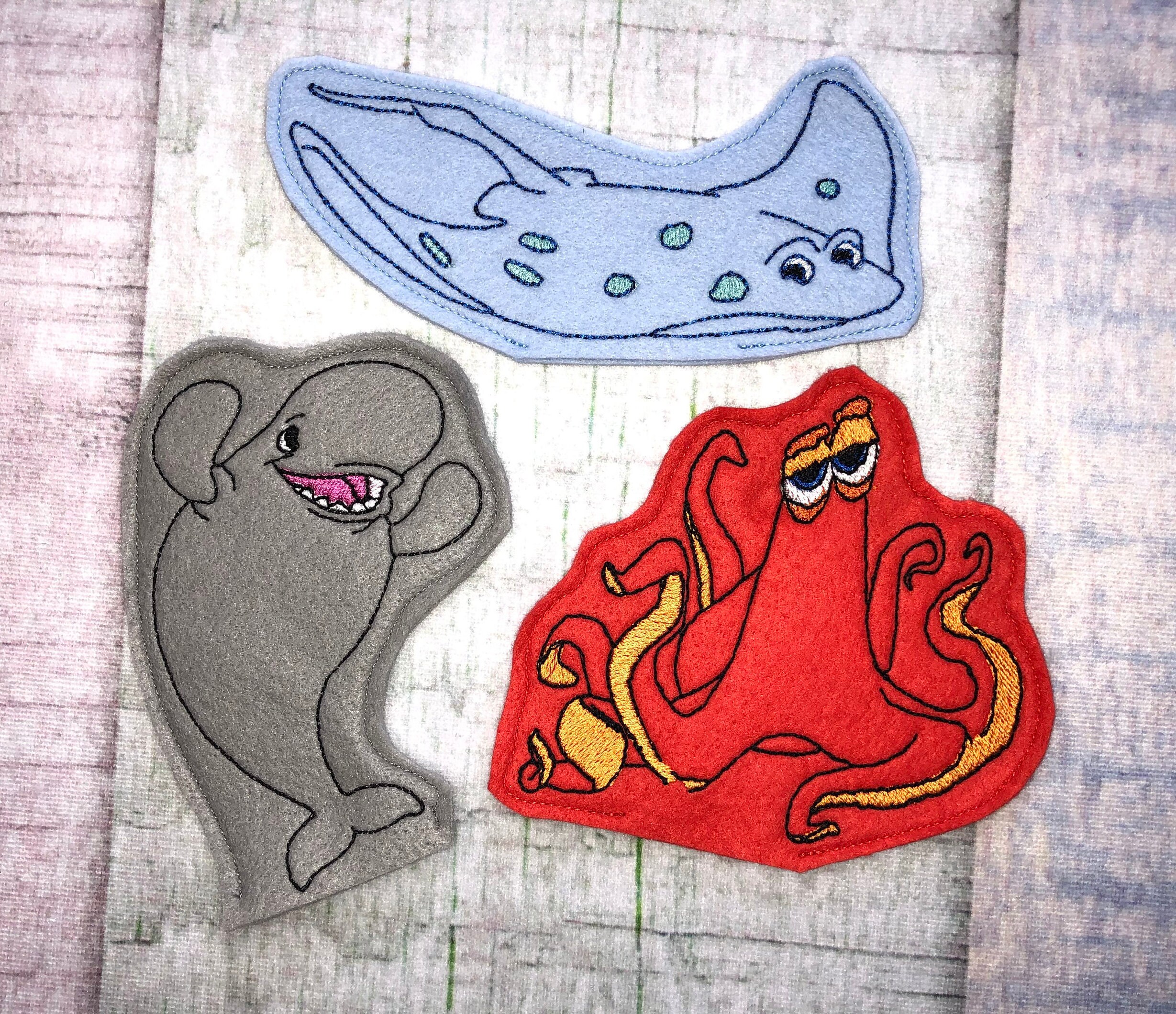 Finding Dory Inspired Finger Puppets Pretend Play - Etsy