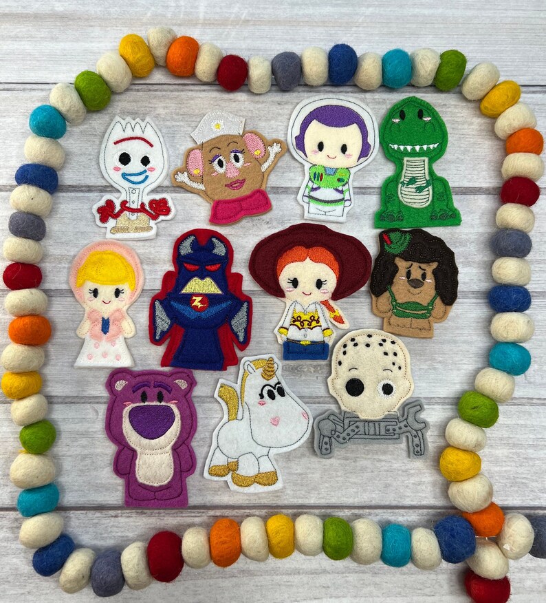 Toy Story Inspired set 1 Finger Puppets Pretend Play - Etsy