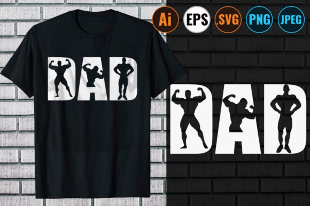 Strong Gym Dad Father's Day SVG / Free Commercial Use / Cut Files for ...