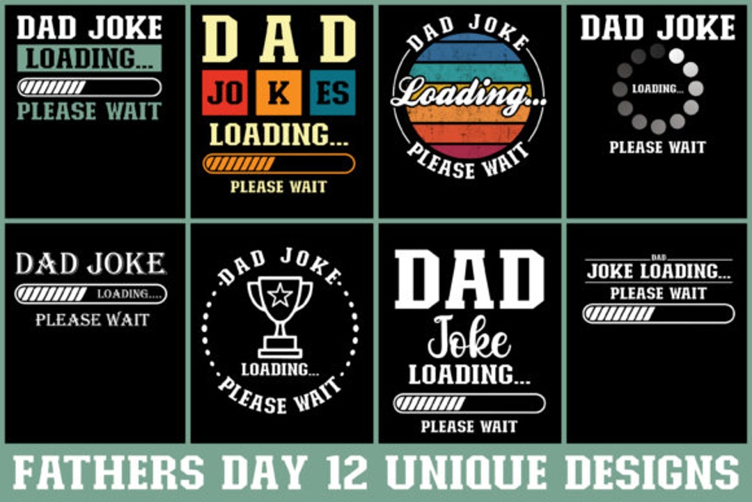 Dad Joke Loading Father's Day Bundle - Etsy