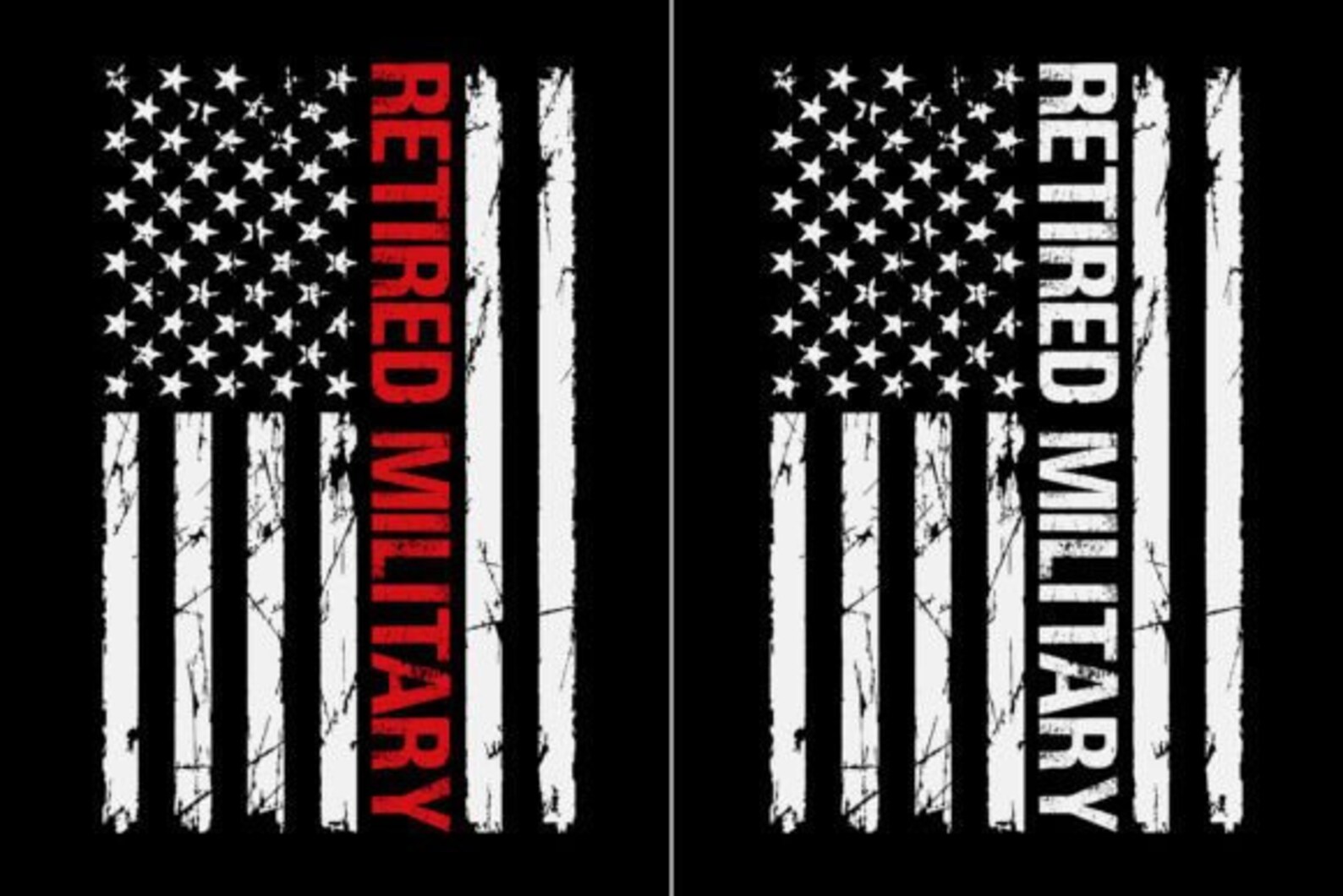 Retired Military Design july 4th SVG Fourth of July Svg - Etsy