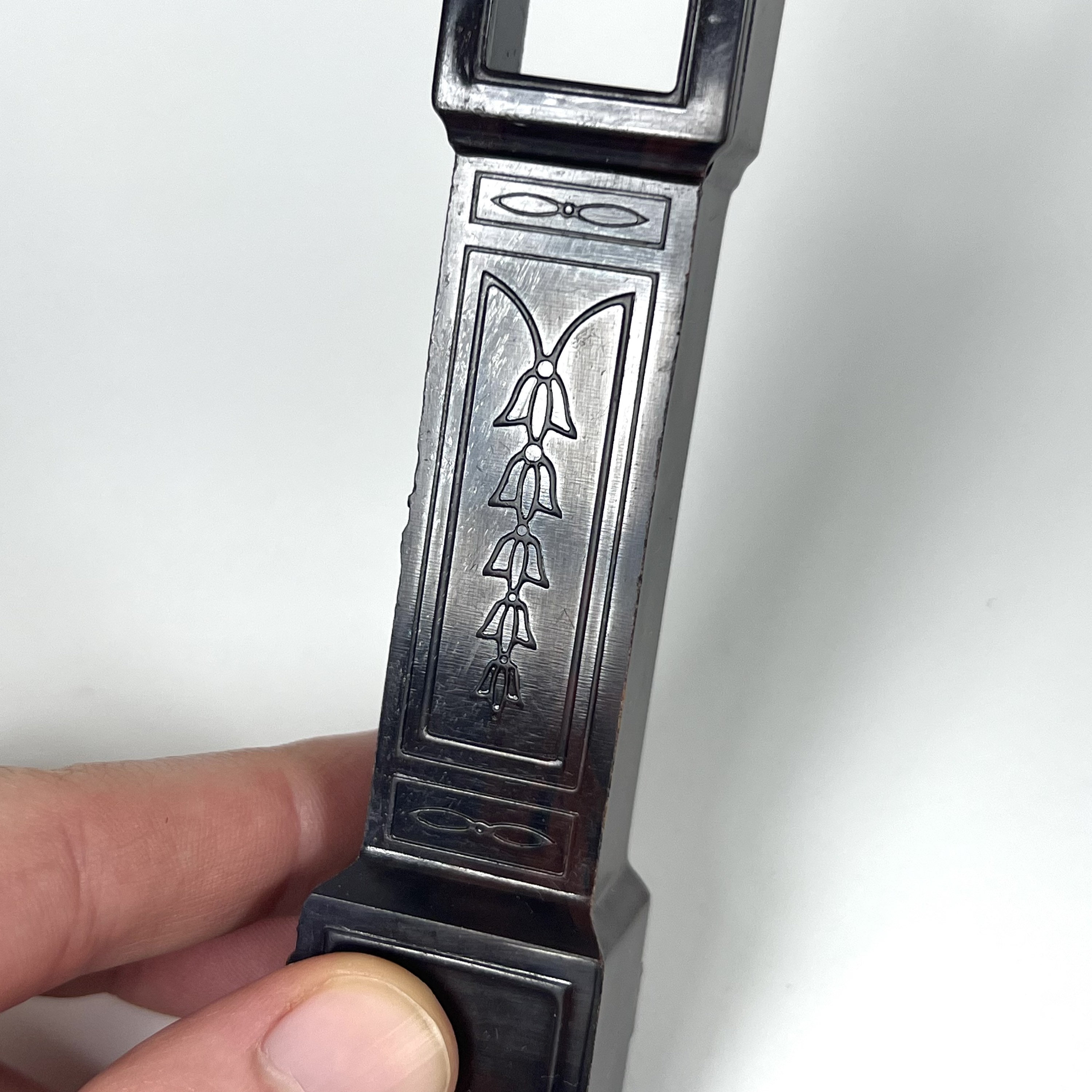 Vintage Miniature Standing Grandfather Clock Case by Plasco Toy Retro 1 ...