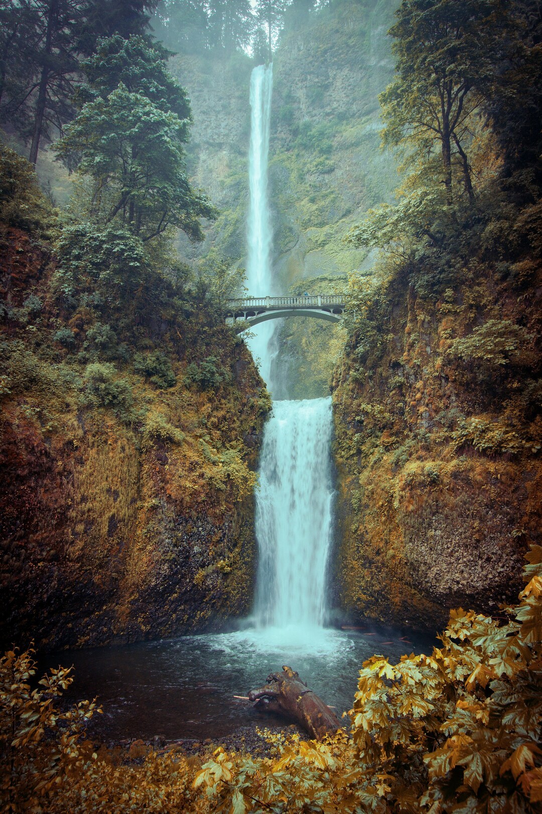 Multnomah Falls Print: Columbia River Valley Travel Photography - Etsy