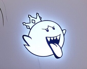 Mario Boo Neon Light - Etsy Australia