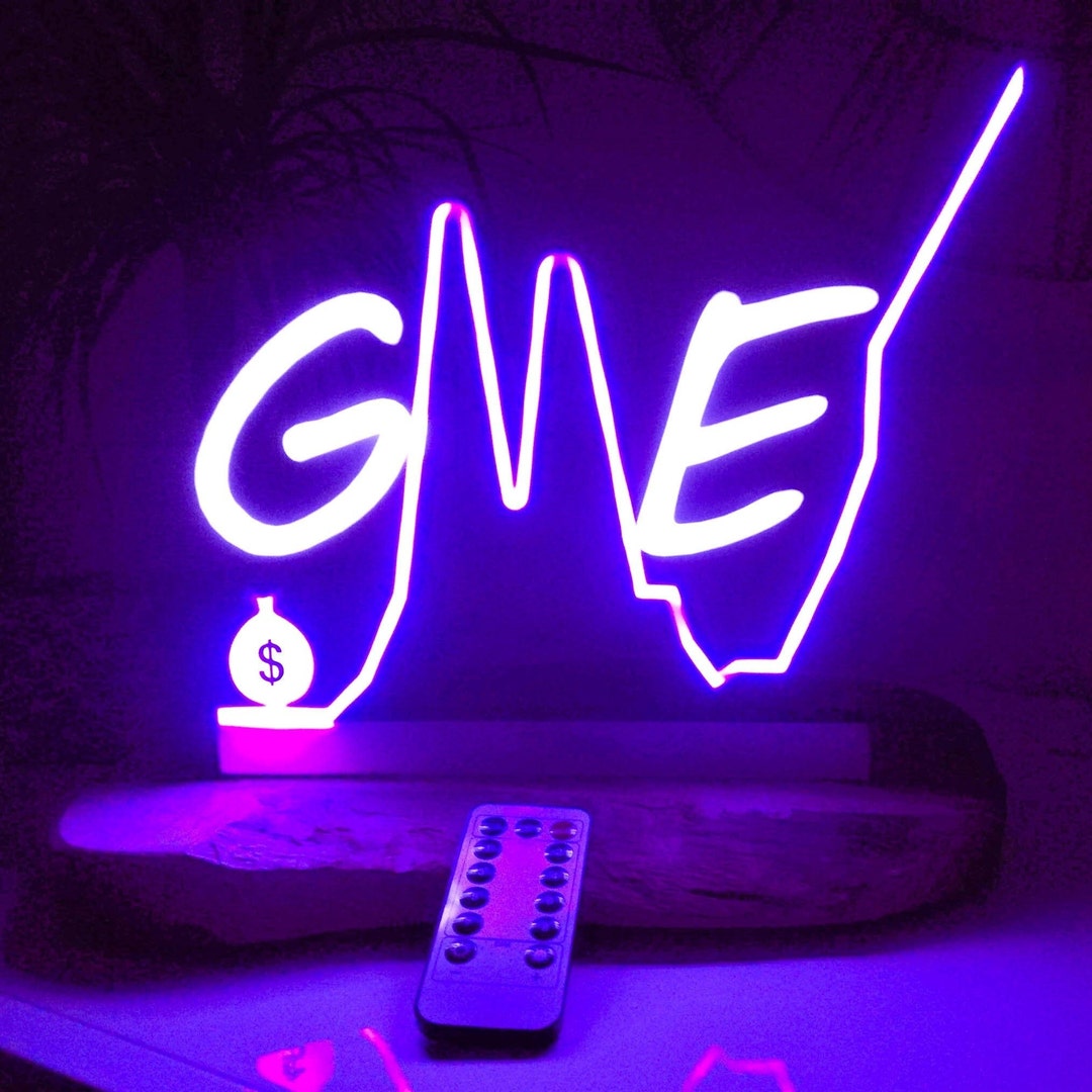 GME, Gamestop, Lamp, LED, Office, Wallstreetbets, Personalized Gift for ...