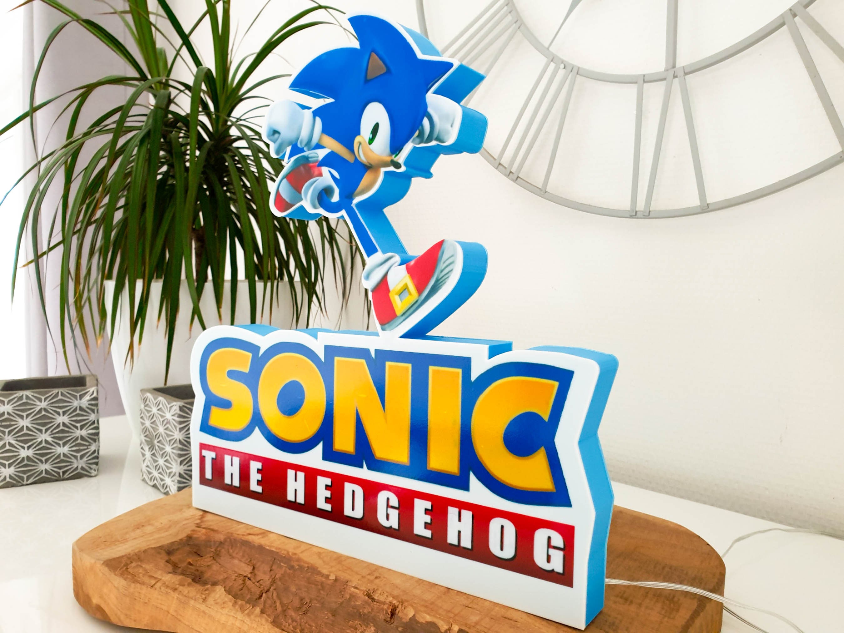 Sonic the Hedgehog Lamp LED Bedroom Wall Decoration Table - Etsy