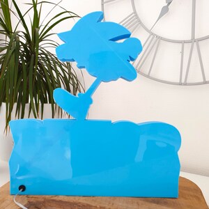 Sonic the Hedgehog Lamp, LED, Bedroom Wall Decoration, Table Lamp ...