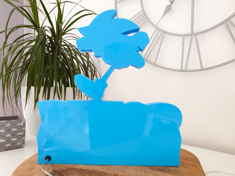 Sonic the Hedgehog Lamp LED Bedroom Wall Decoration Table - Etsy