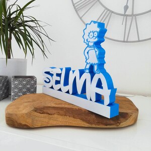 Lamp, Lisa, Simpson, Personalized Name, Led, 3D Printing, Personalized ...