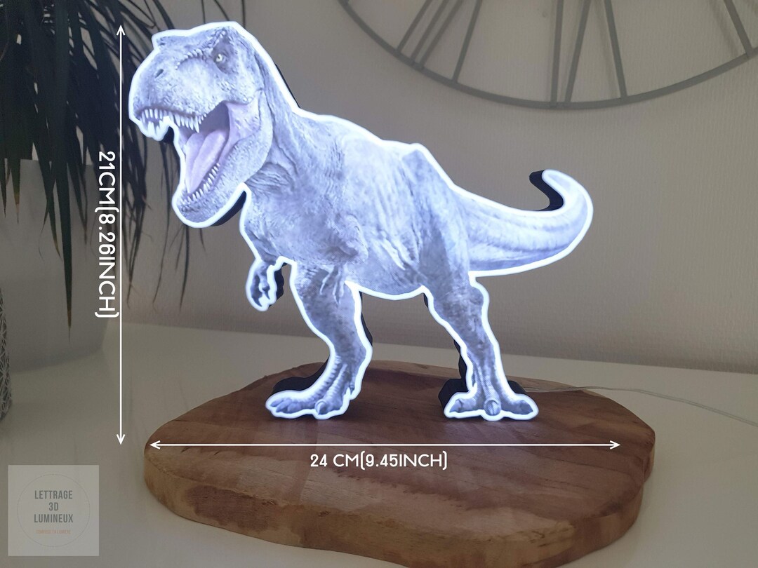 T-rex Dinosaur Lamp Light Room Decoration LED - Etsy