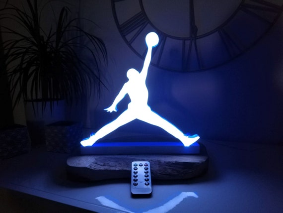 Jordan Light Jordan Led Lamp Jordan Custom Night Light - Etsy UK