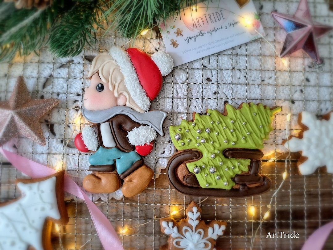 Boy With a Sled Cookie Cutter - Etsy