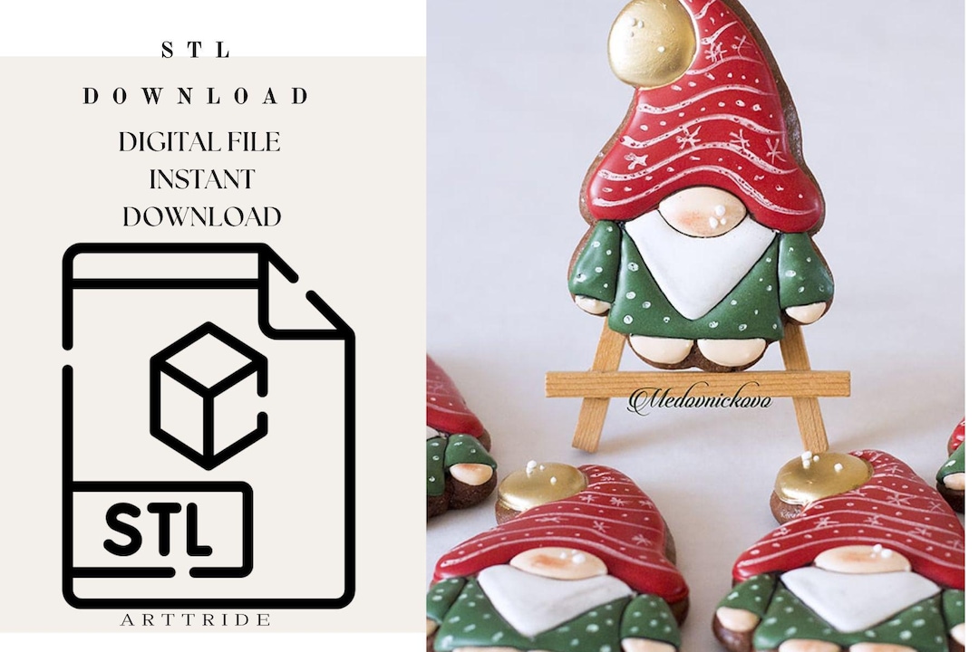 Stl File Download Dwarf Cookie Cutter - Etsy