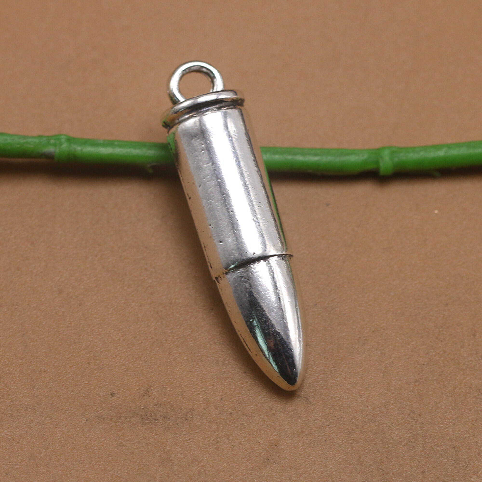 Bullet charms for WomenAlloy charms for Mensilver white | Etsy