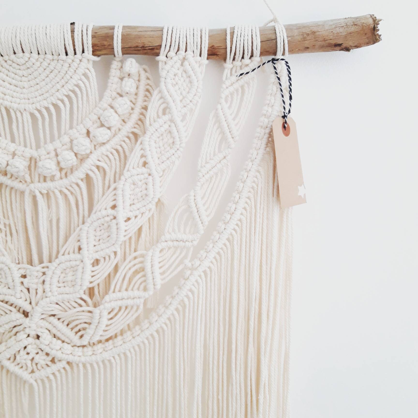 Déco murale en macramé | Etsy