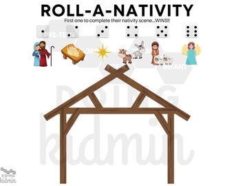 Roll a Nativity Game - Etsy
