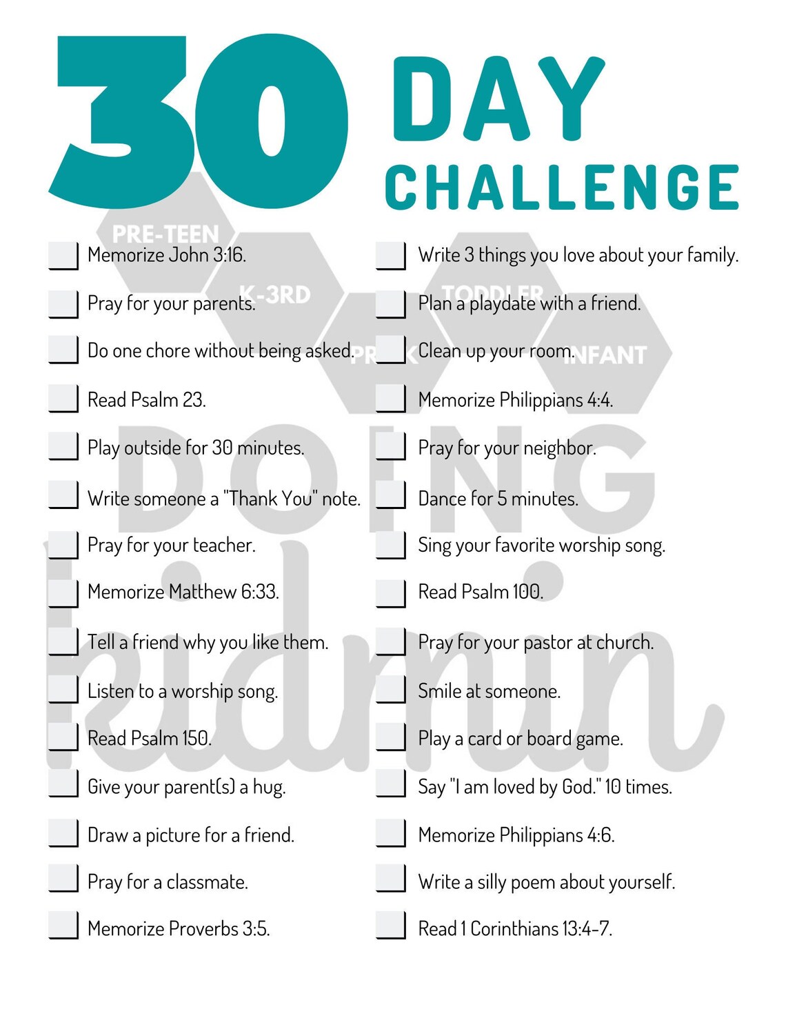 30 Day Challenge - Etsy