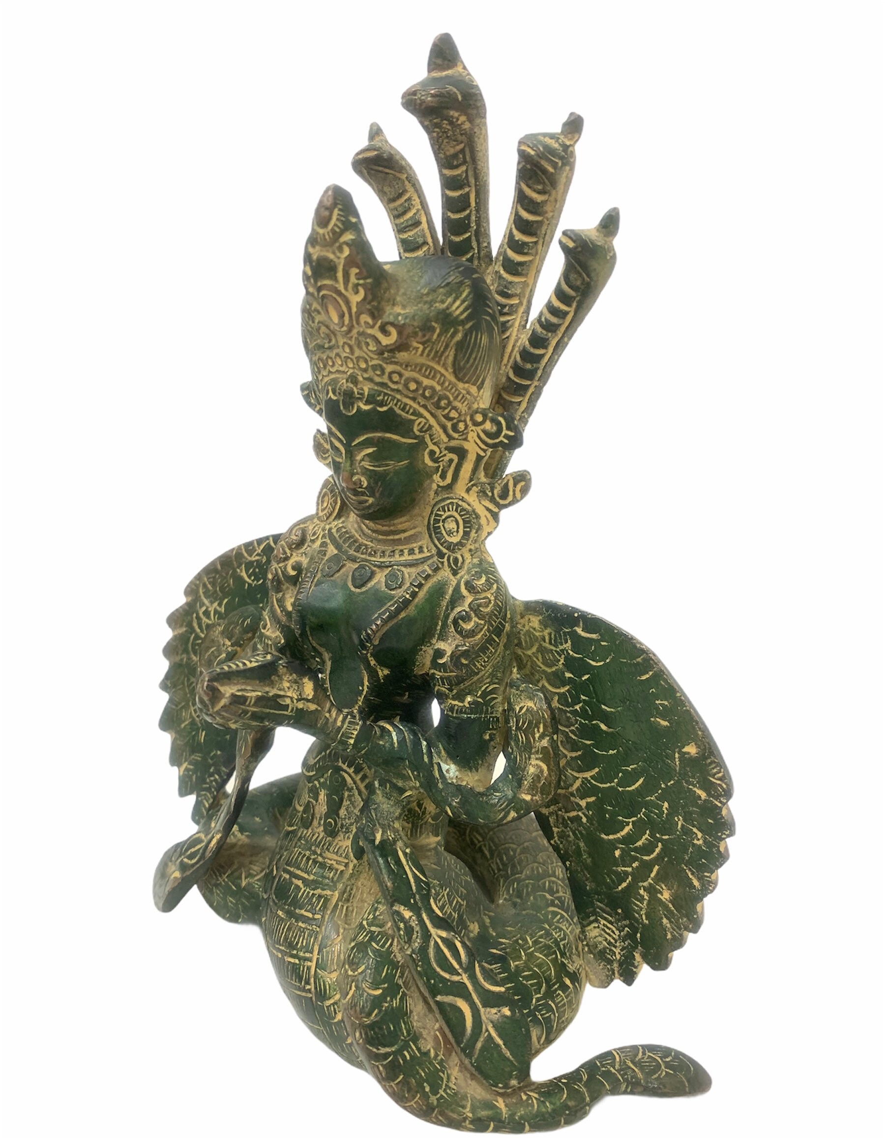 Brass 8 Suvannamaccha Naag Kanya Statue Snakes Lady | Etsy