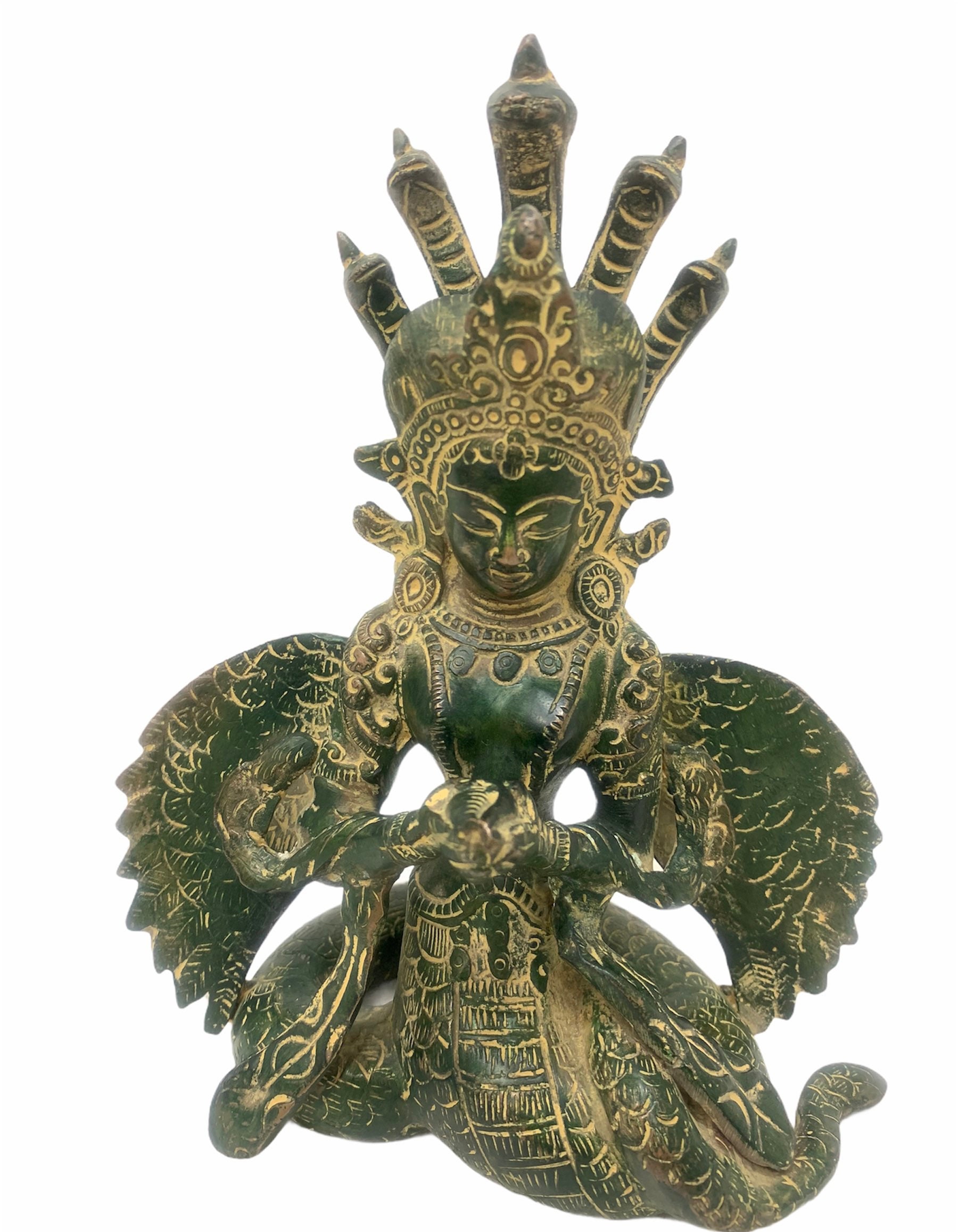 Brass 8 Suvannamaccha Naag Kanya Statue Snakes Lady | Etsy