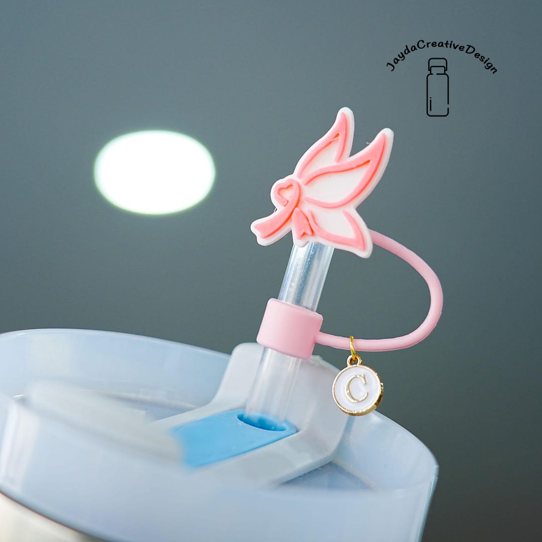 Breast Cancer Stanley Straw Hat,hope Stanley Cup Straw Toppers,hope ...