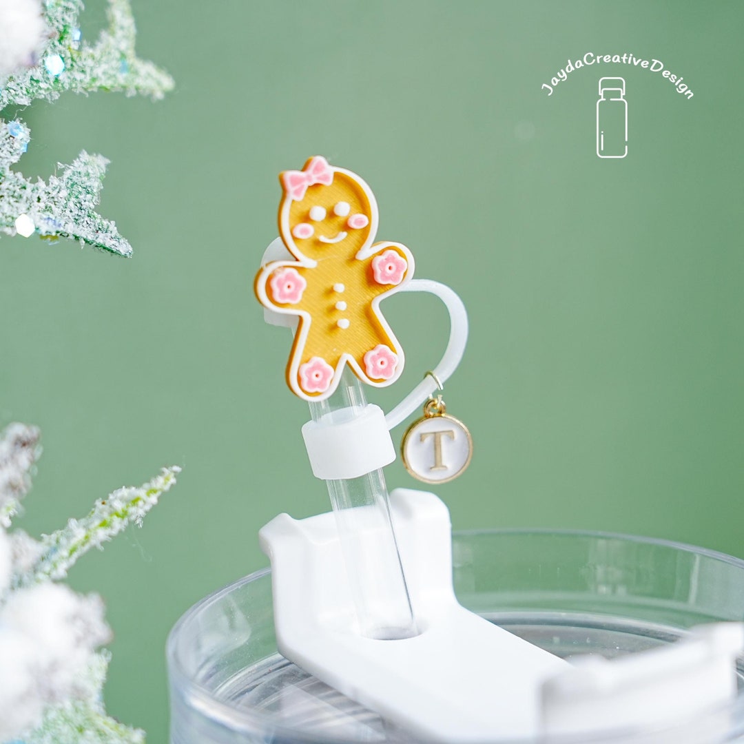 Gingerbread Man Straw Topper for Christmas Decor - Etsy