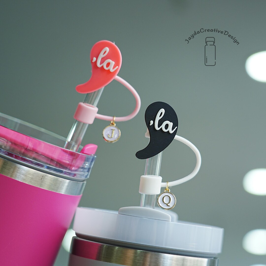 3D Printed Straw Charms With Letter,kamala Harris Tumbler Straw Toppers ...