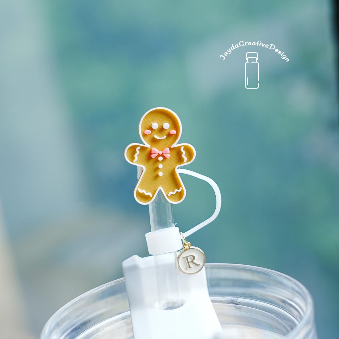 Gingerbread With Bow Tie Straw Cap,lovely Straw Cap,gingerbread Man ...