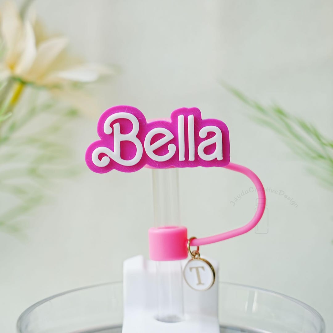 Custom Name Straw Topper, Personalized Text Straw Cap for Stanley Cup ...