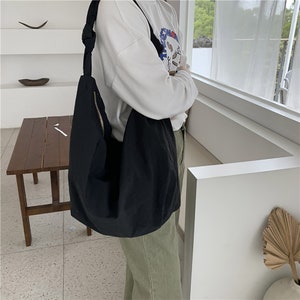 Korean Style Dumpling Canvas Tote Bag Crossbody Canvas Cotton - Etsy