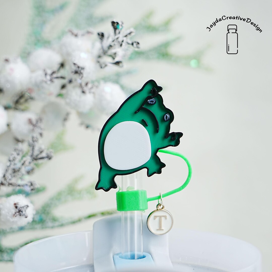 Funny Frog Stanley Straw Toppers,3d Printed Adorable Straw Hat for ...