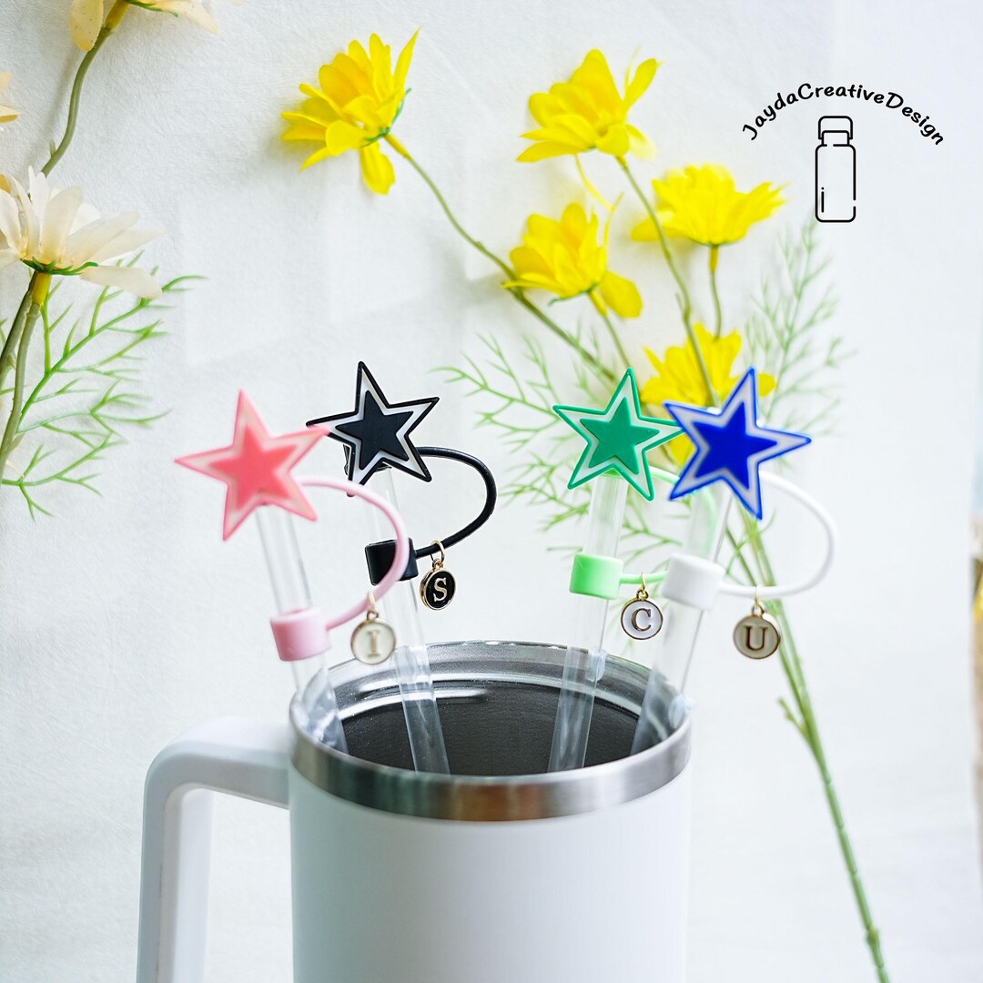 Star Stanley Cup Straw Cap,star Stanley Straw Topper,star Sraw Cover ...