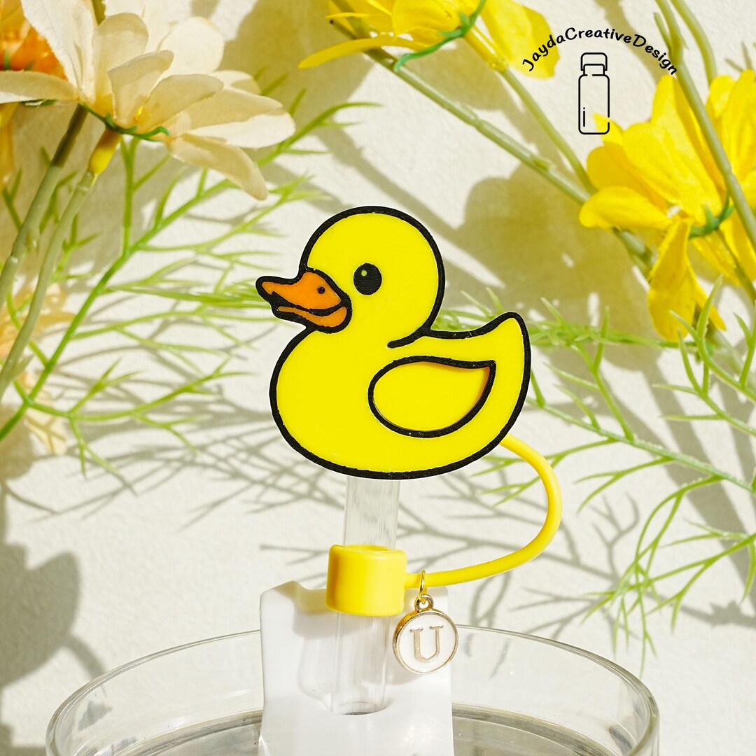 Duck Straw Topper for 10 Mm Straws,lovely Duck Straw Cap,gift for Duck ...
