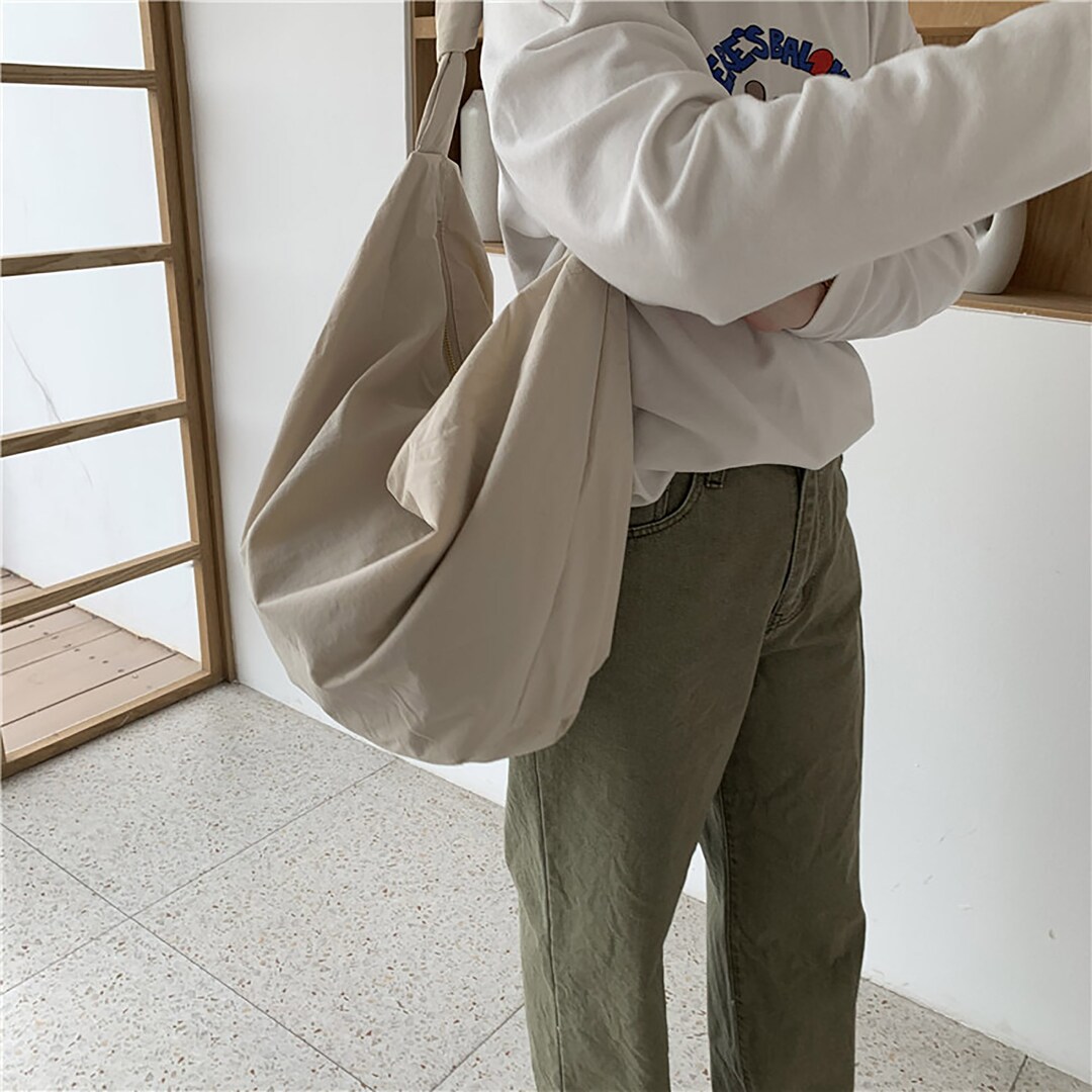 Korean Style Dumpling Canvas Tote Bag Crossbody Canvas Cotton - Etsy