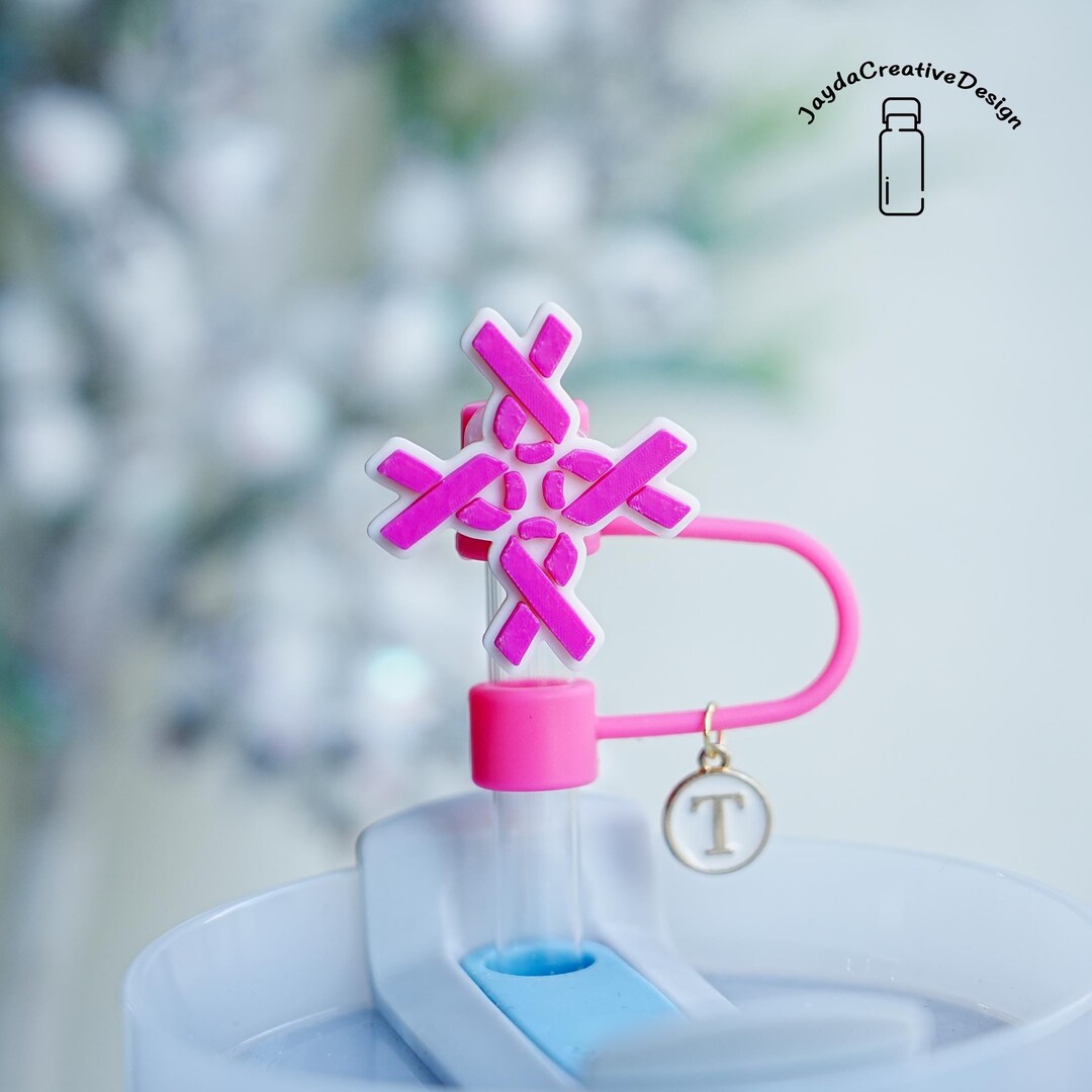 Breast Cancer Stanley Straw Hat,hope Stanley Cup Straw Toppers,nurse ...