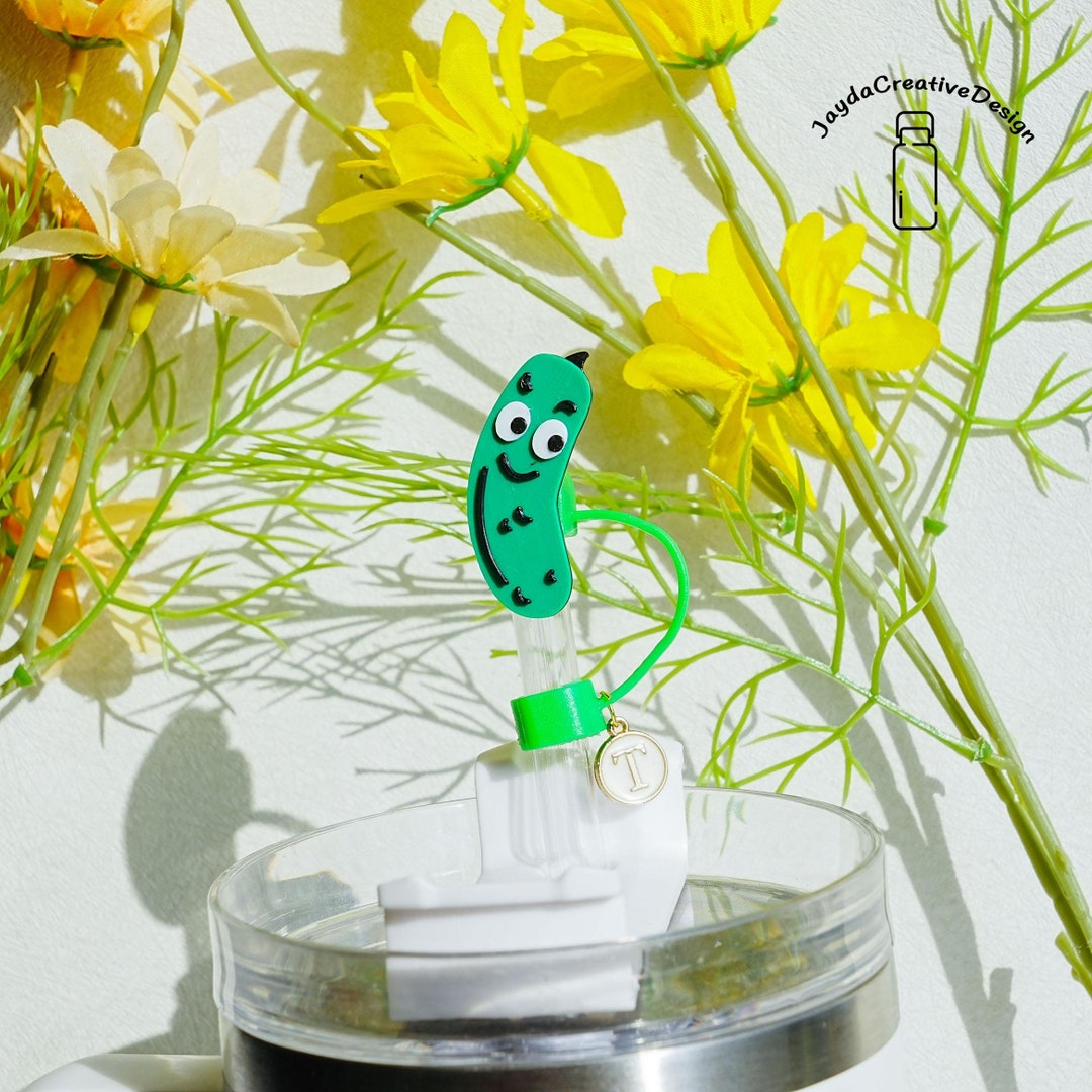 Cucumber Straw Topper for 10 Mm Straws,simulated Vegetable Straw Cap ...