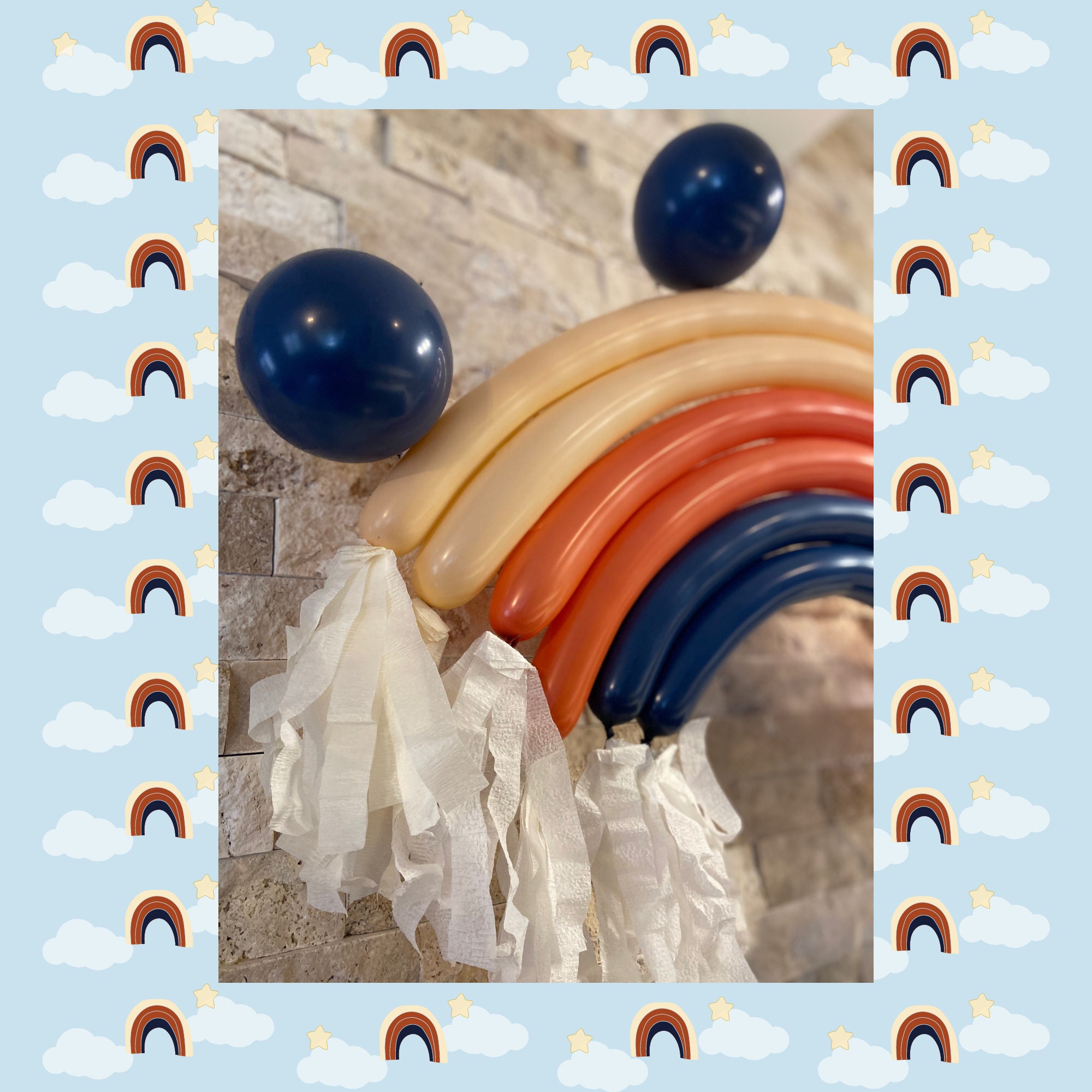 Boho Rainbow Balloon Kit Boho Birthday Balloons Muted | Etsy