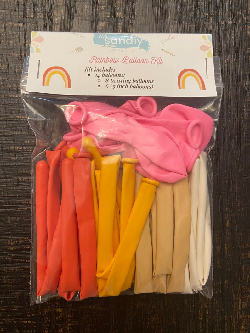 Boho Rainbow Balloon Kit Boho Birthday Balloons Muted - Etsy