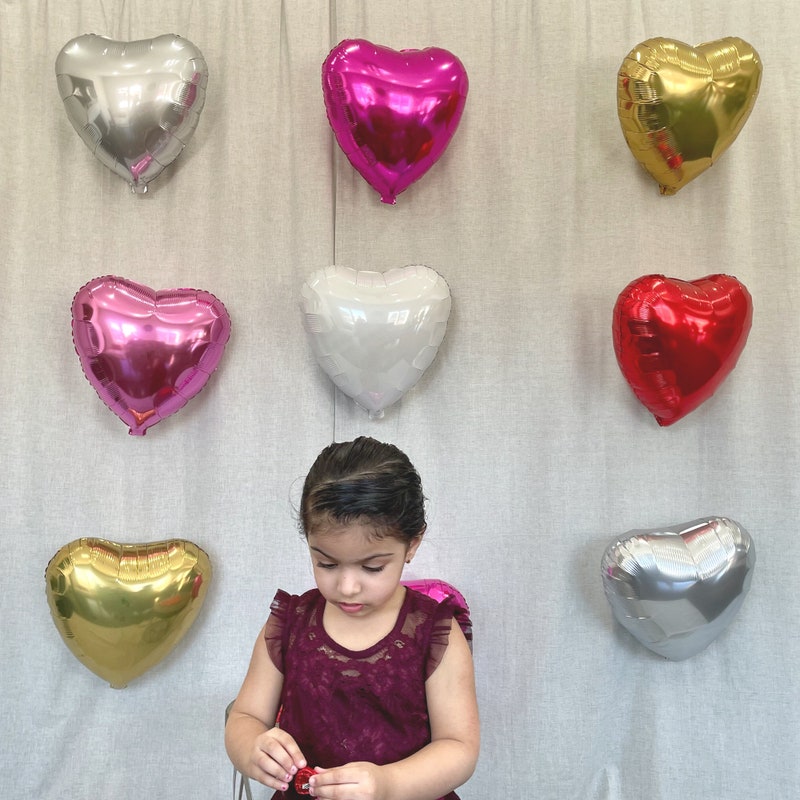 Red Foil Heart Balloons - Etsy